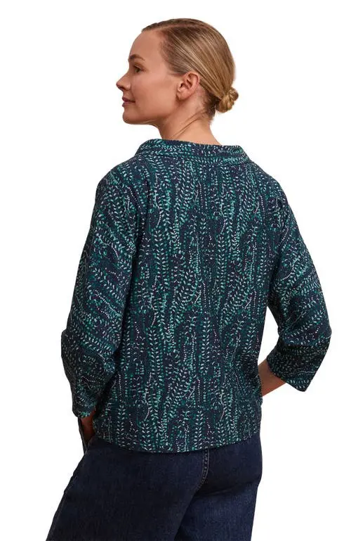 CELTIC & CO. Cotton Blend Collared T-shirt
