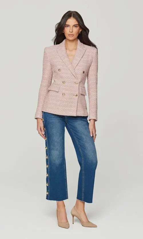Generation Love Arielle Tweed Blazer - Pink