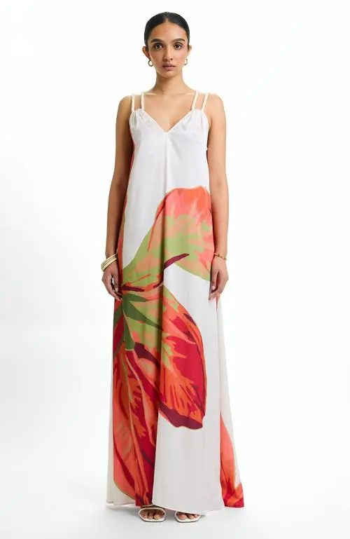 DIARRABLU Jwana Strappy Maxi Dress - Sira Rose
