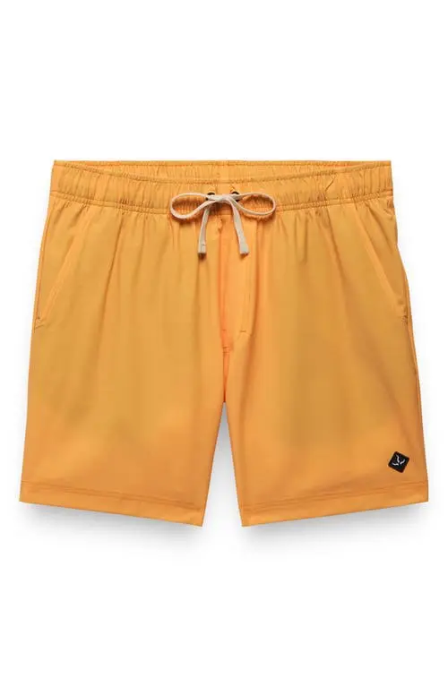 Prana Metric Swim Trunks - Mango