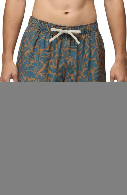 Prana Metric Swim Trunks - Tumeric Seaweed