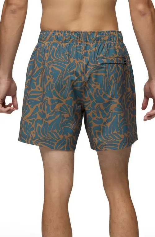 Prana Metric Swim Trunks - Tumeric Seaweed
