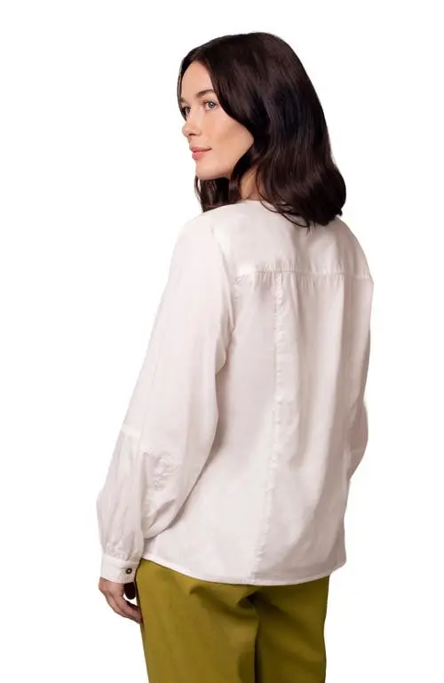 CELTIC & CO. V-neck Button Blouse