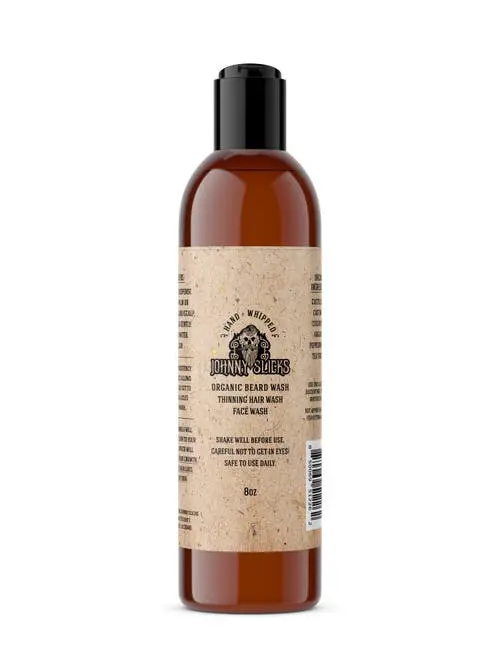 JOHNNY SLICKS Organic Hand Whipped Beard Wash - Biege