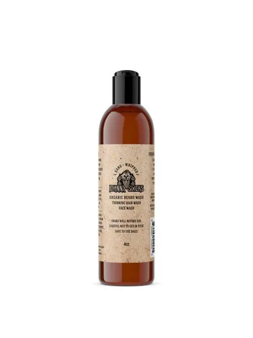 JOHNNY SLICKS Organic Hand Whipped Beard Wash