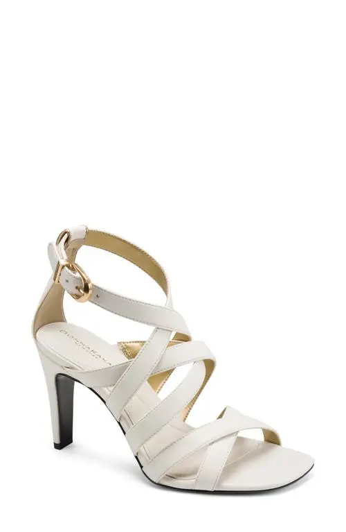 Donna Karan New York Briarrose Ankle Strap Sandal - Ivory