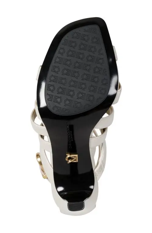 Donna Karan New York Briarrose Ankle Strap Sandal - Ivory