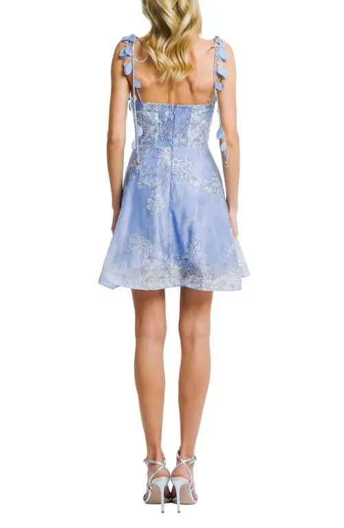 CIEBON Kaelin Floral-print Voile Minidress