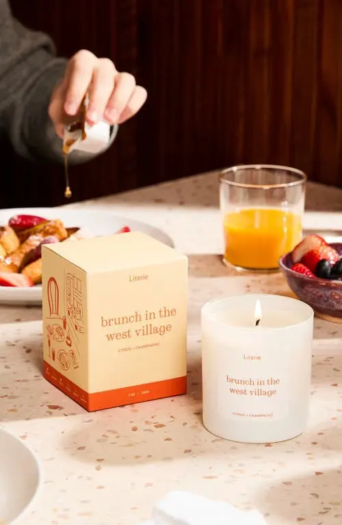 LITERIE Brunch In The West Village Candle