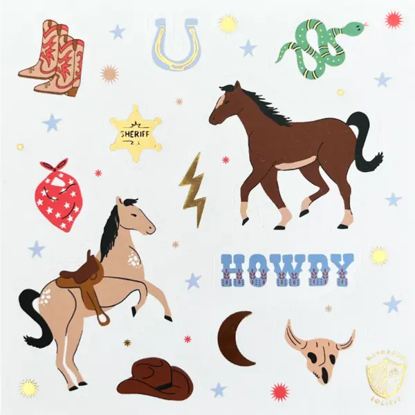 DAYDREAM SOCIETY Yeehaw Sticker Set - Assorted Pre-pack
