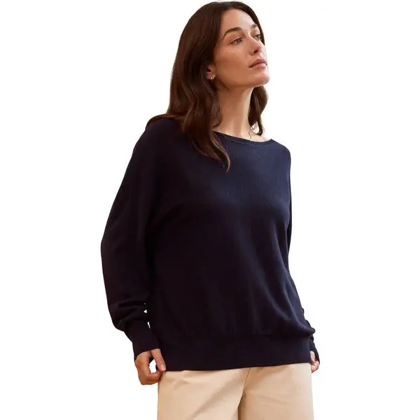 CELTIC & CO. Fine Knit Merino Relaxed Sweater