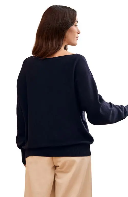 CELTIC & CO. Fine Knit Merino Relaxed Sweater