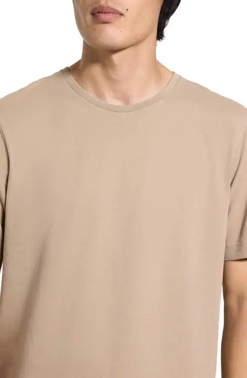 Theory Tinted Crewneck T-shirt - Tinted Brown