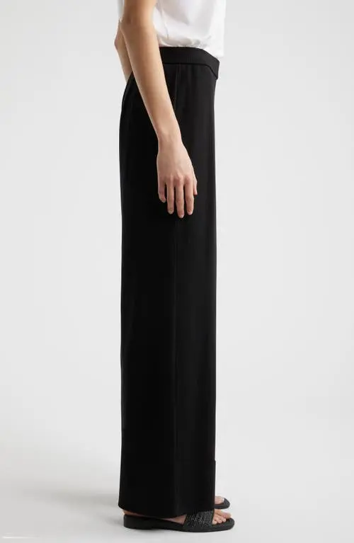 Eileen Fisher Ribbed Wide-leg Pants