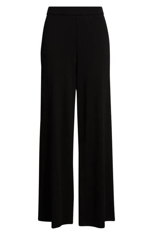 Eileen Fisher Ribbed Wide-leg Pants