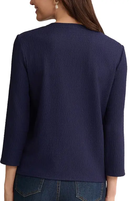 Jones New York Three-quarter Sleeve Cardigan