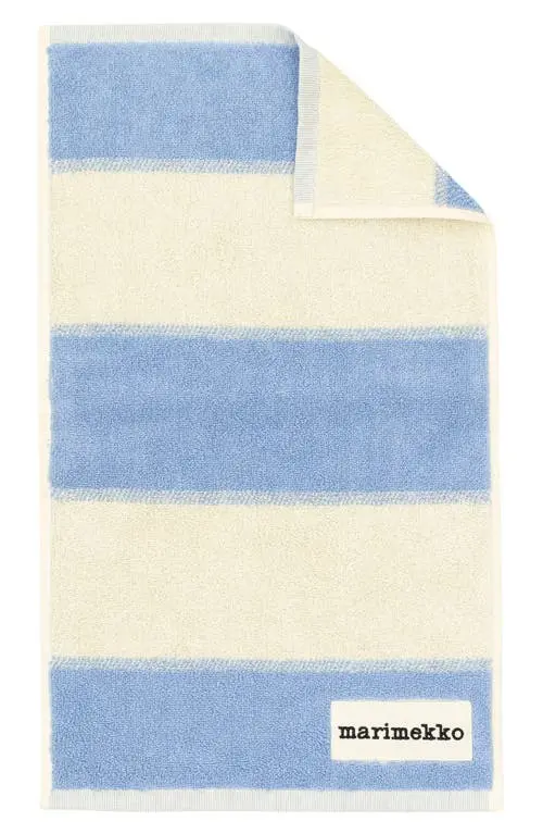 Marimekko Galleria Stripe Guest Towel - Light Blue