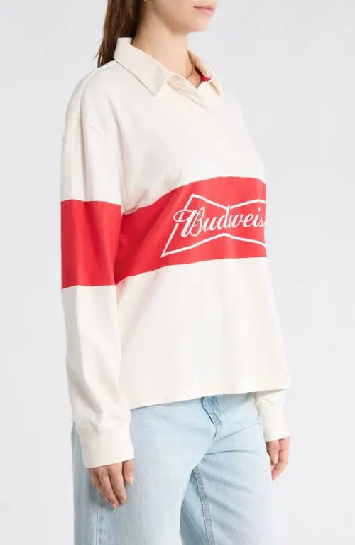 Junk Food Budweiser Logo Long Sleeve Shirt