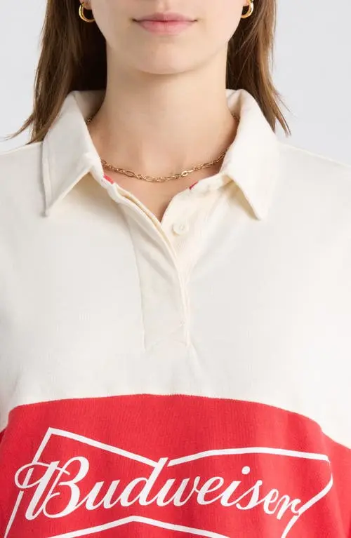 Junk Food Budweiser Logo Long Sleeve Shirt