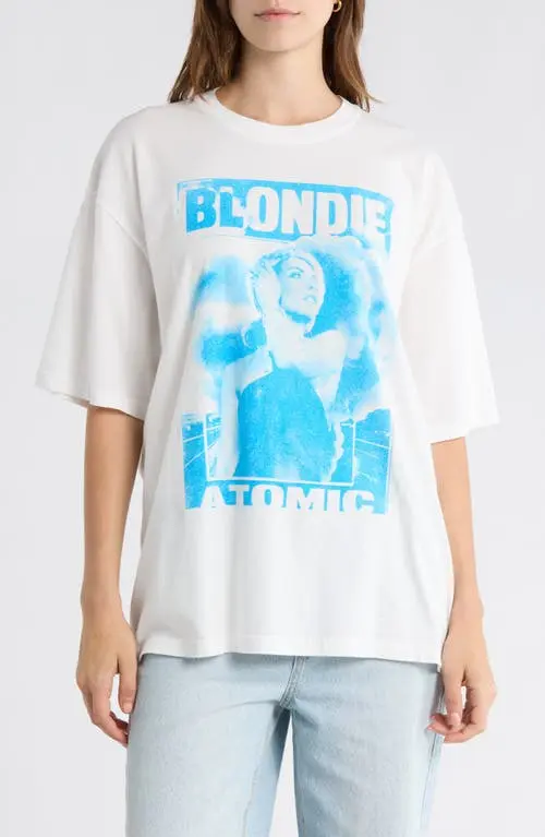 Junk Food Blondie Atomic Graphic T-shirt - Vintage White