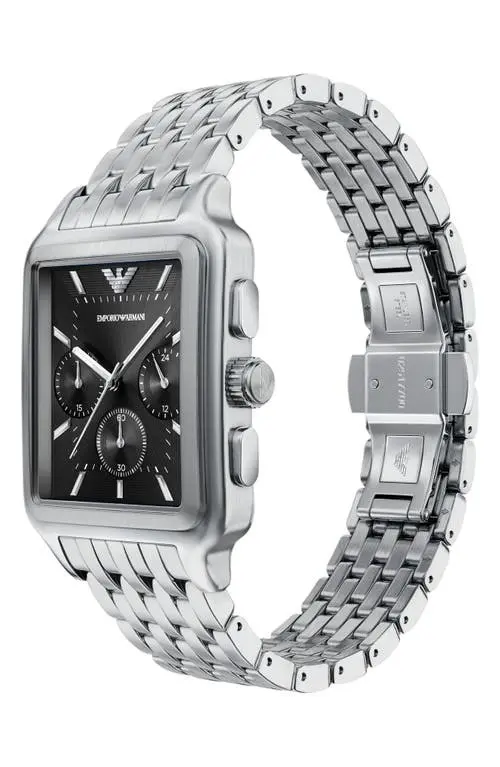 Emporio Armani Tank Chronograph Bracelet Watch