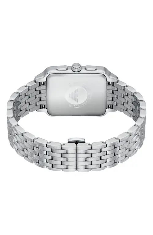 Emporio Armani Tank Chronograph Bracelet Watch