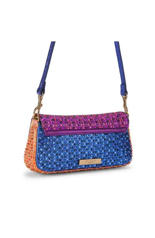 Kurt Geiger Quilted Leather Shoulder Bag - Purple Multi/other