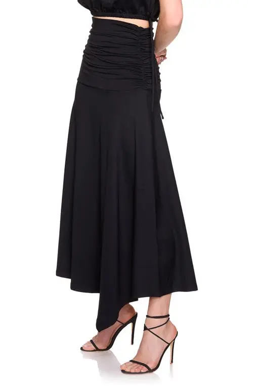 Susana Monaco Gathered Midi Skirt