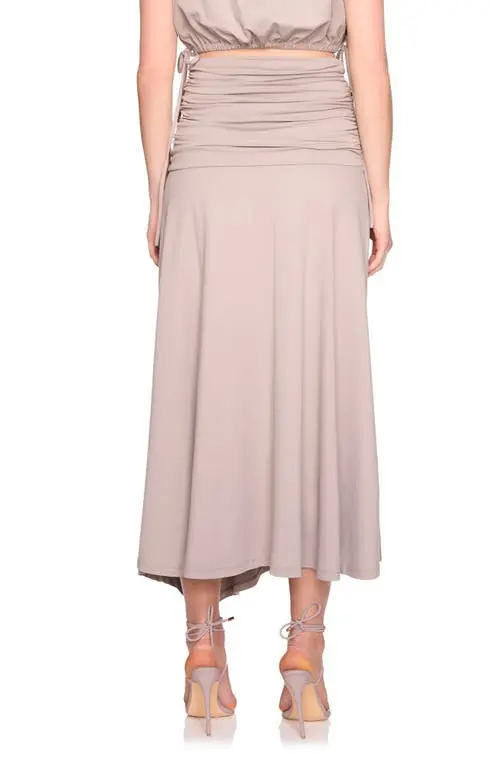 Susana Monaco Gathered Midi Skirt - Sandstone