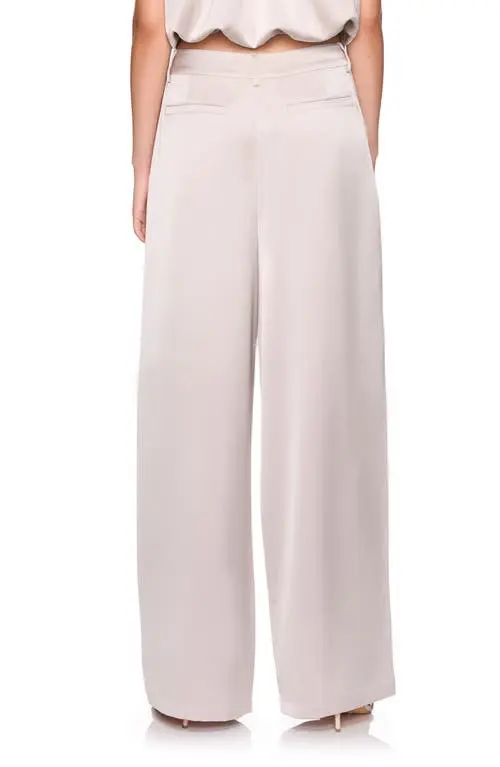 Susana Monaco Pleated Satin Pants