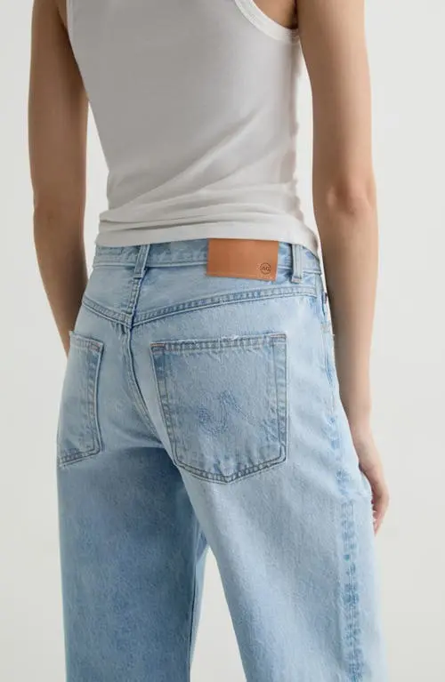 Ag Billie Ripped Straight Leg Jeans