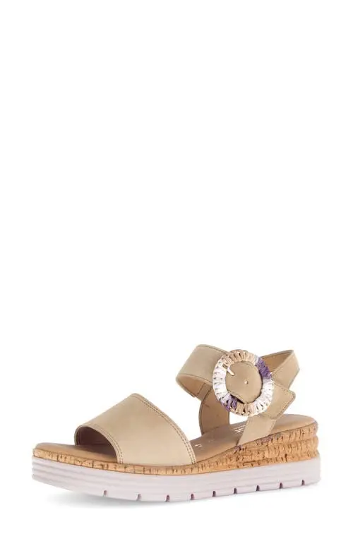 Gabor Ankle Strap Wedge Sandals