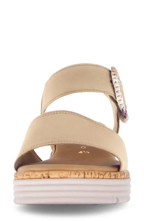 Gabor Ankle Strap Wedge Sandals