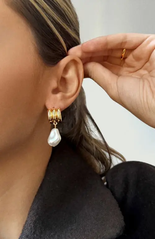 Baublebar Teagan Ribbed Drop Earrings