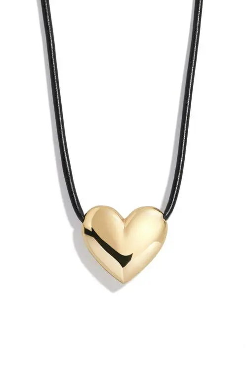 Baublebar Millie Bubble Heart Cord Necklace - Gold