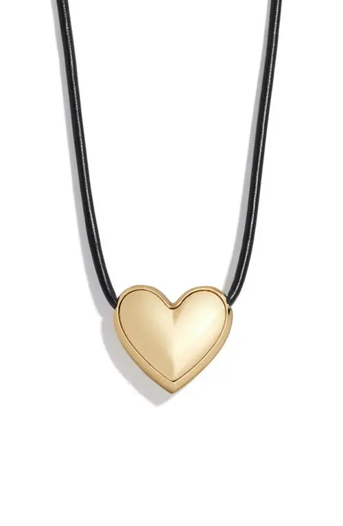 Baublebar Millie Bubble Heart Cord Necklace - Gold