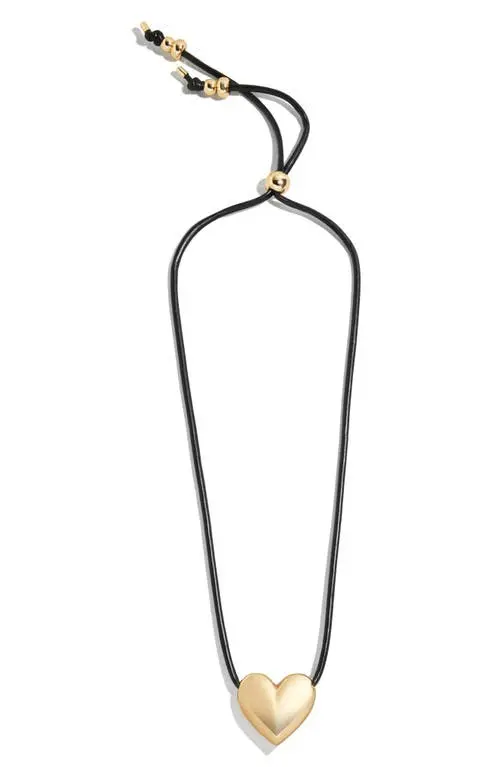 Baublebar Millie Bubble Heart Cord Necklace - Gold