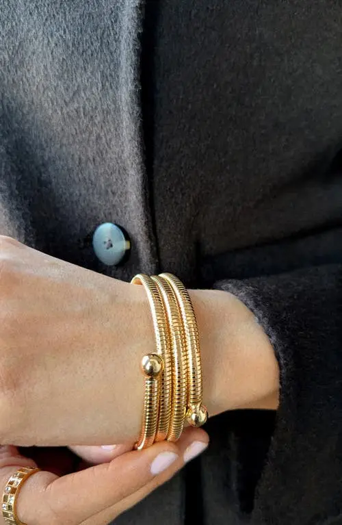 Baublebar Keira Ribbed Wrap Bracelet