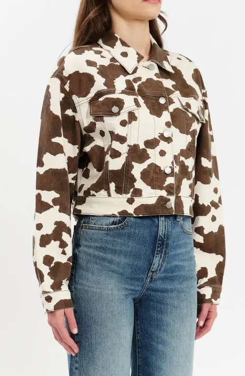 DAZE Del Mar Cropped Denim Jacket