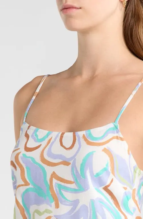 BILLABONG Printed Sleeveless Mini Dress