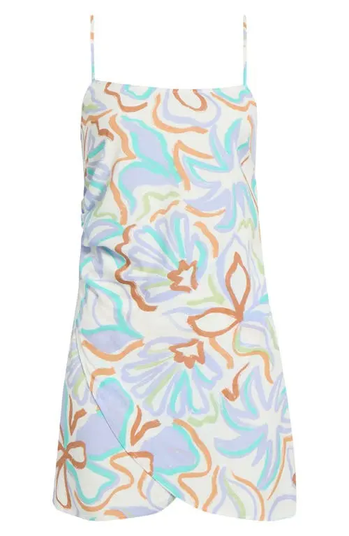 BILLABONG Printed Sleeveless Mini Dress