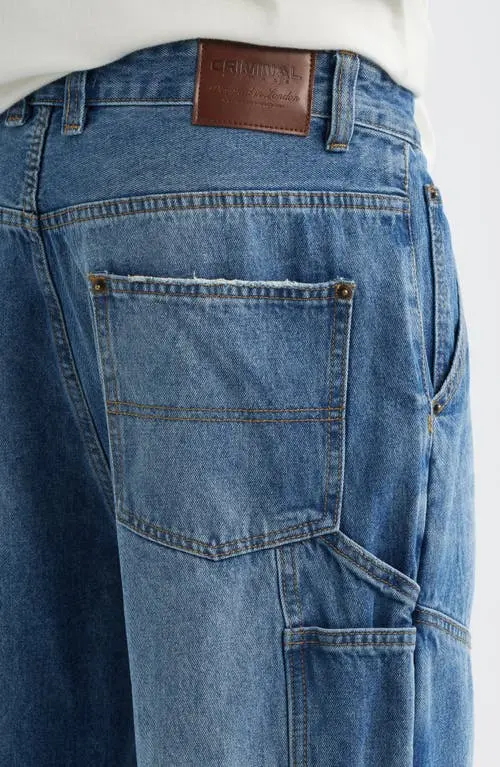 CRIMINAL DAMAGE Franklin Distressed Carpenter Jeans