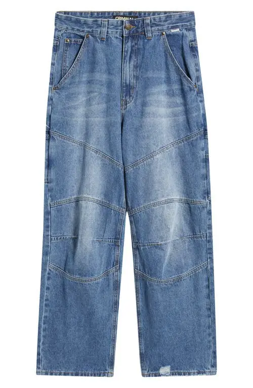 CRIMINAL DAMAGE Franklin Distressed Carpenter Jeans