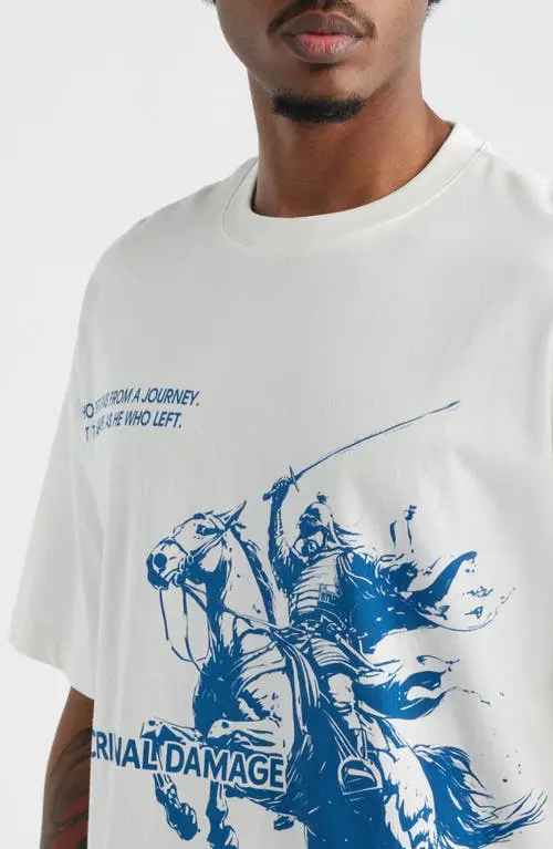 CRIMINAL DAMAGE Samurai Graphic T-shirt