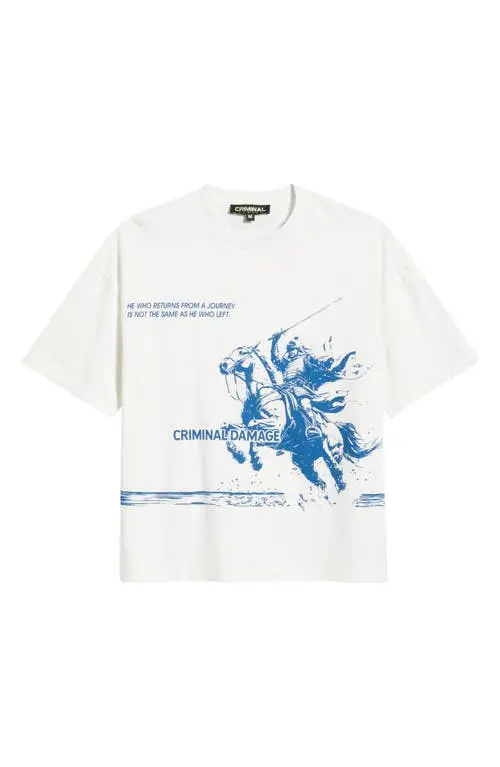 CRIMINAL DAMAGE Samurai Graphic T-shirt