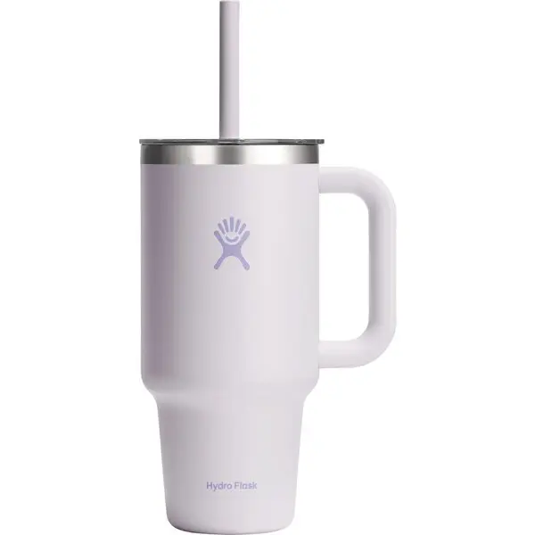 HYDRO FLASK 32-ounce Clear Lid Travel Tumbler - Cloud Pink