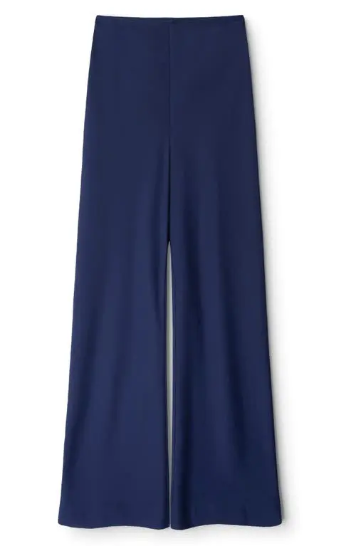 Staud Stroll Wide Leg Pants - Navy