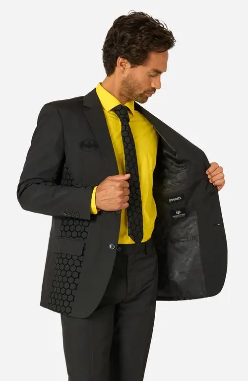 Opposuits The Batman Slim Fit Two-piece Suit & Tie Set