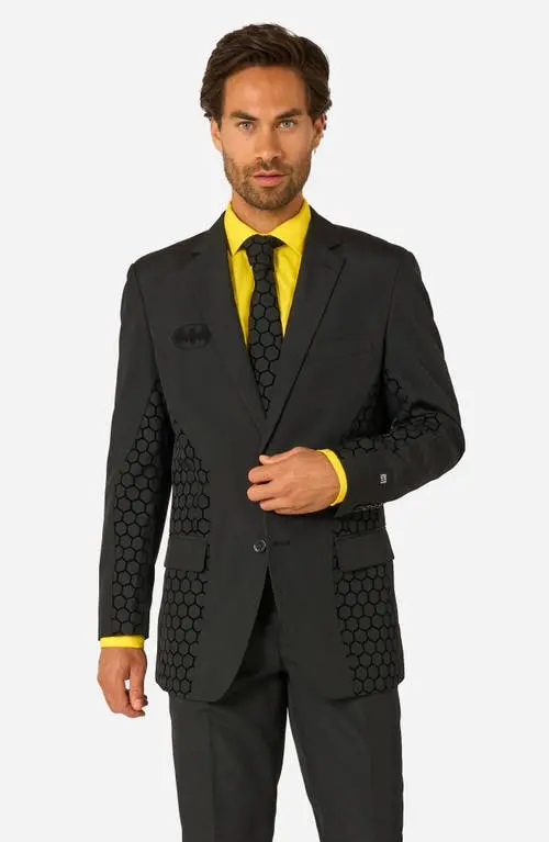 Opposuits The Batman Slim Fit Two-piece Suit & Tie Set