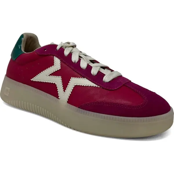SHU SHOP Peaches Lace Up Sneakers - Fuchsia